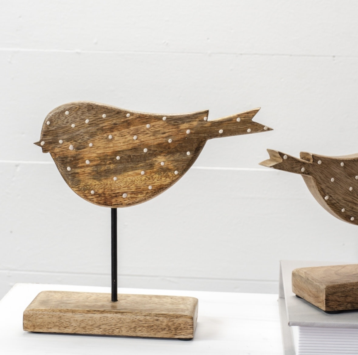 Wood Dot Bird Table Top - Rustic Roots