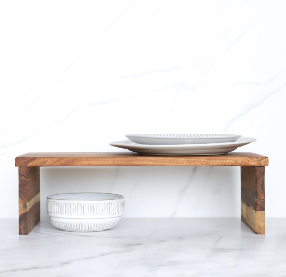 Natural Wood Riser - Rustic Roots