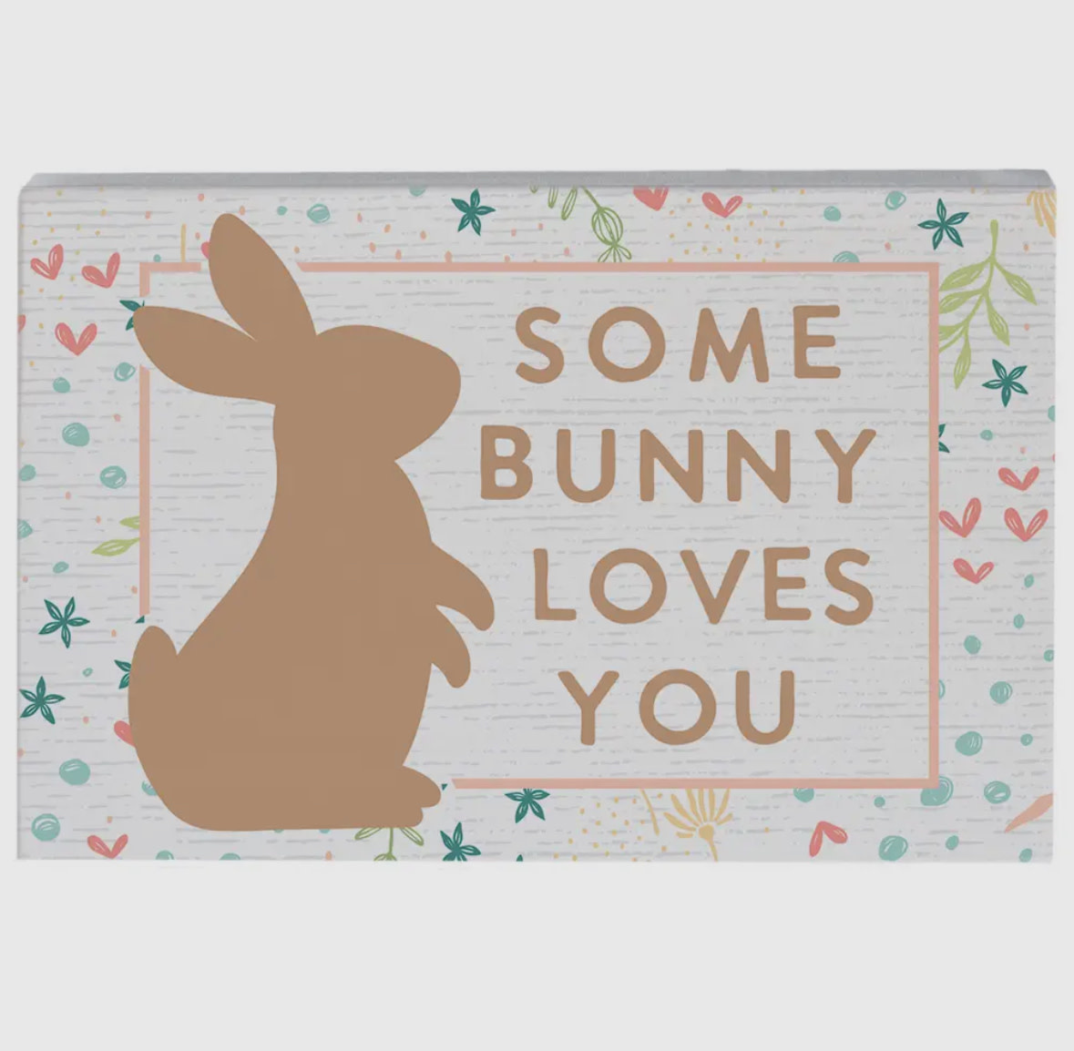 Spring Small Block Sign - Rustic Roots