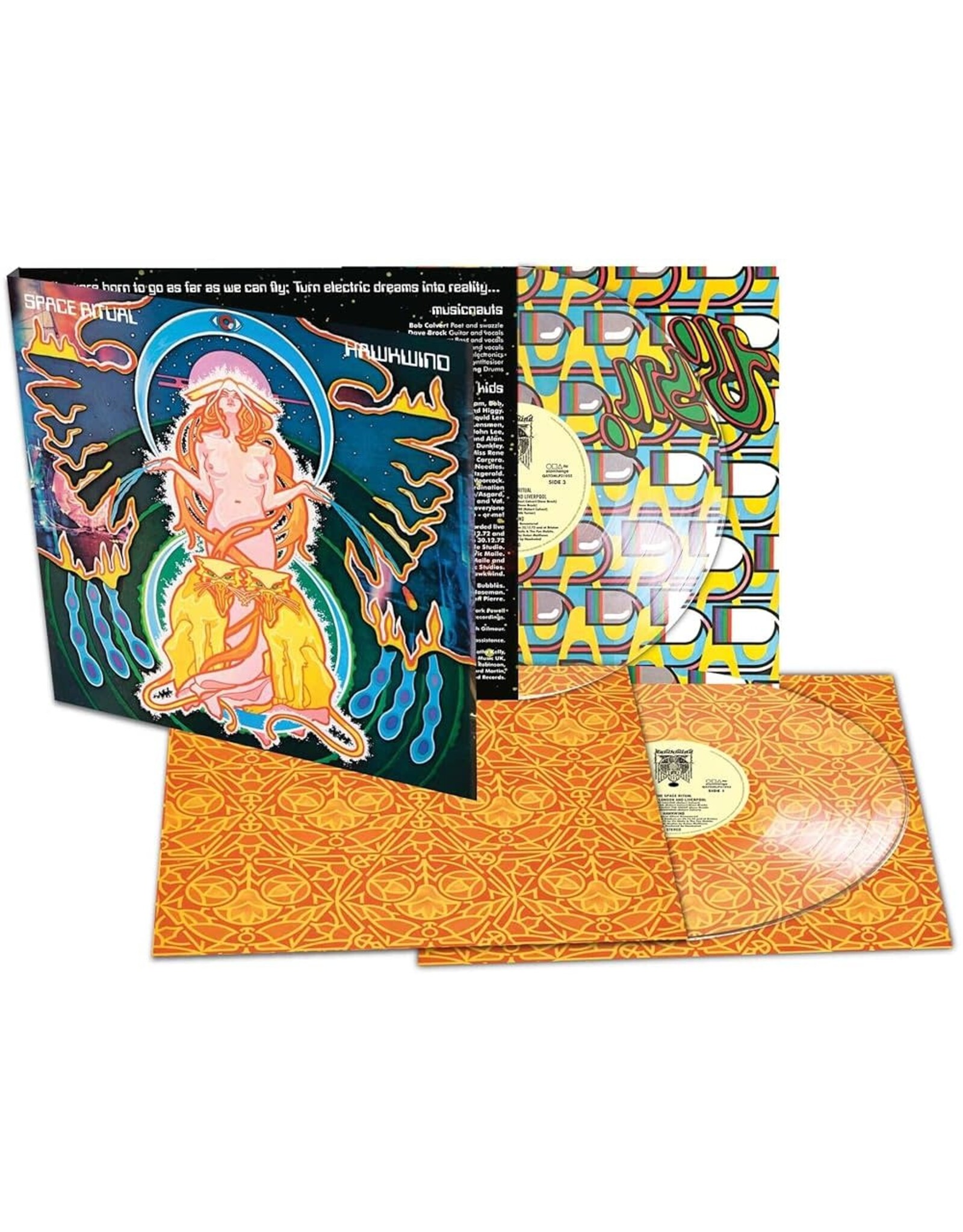 Hawkwind: Space Ritual (2LP-clear vinyl/50th anniversary edition) LP ...