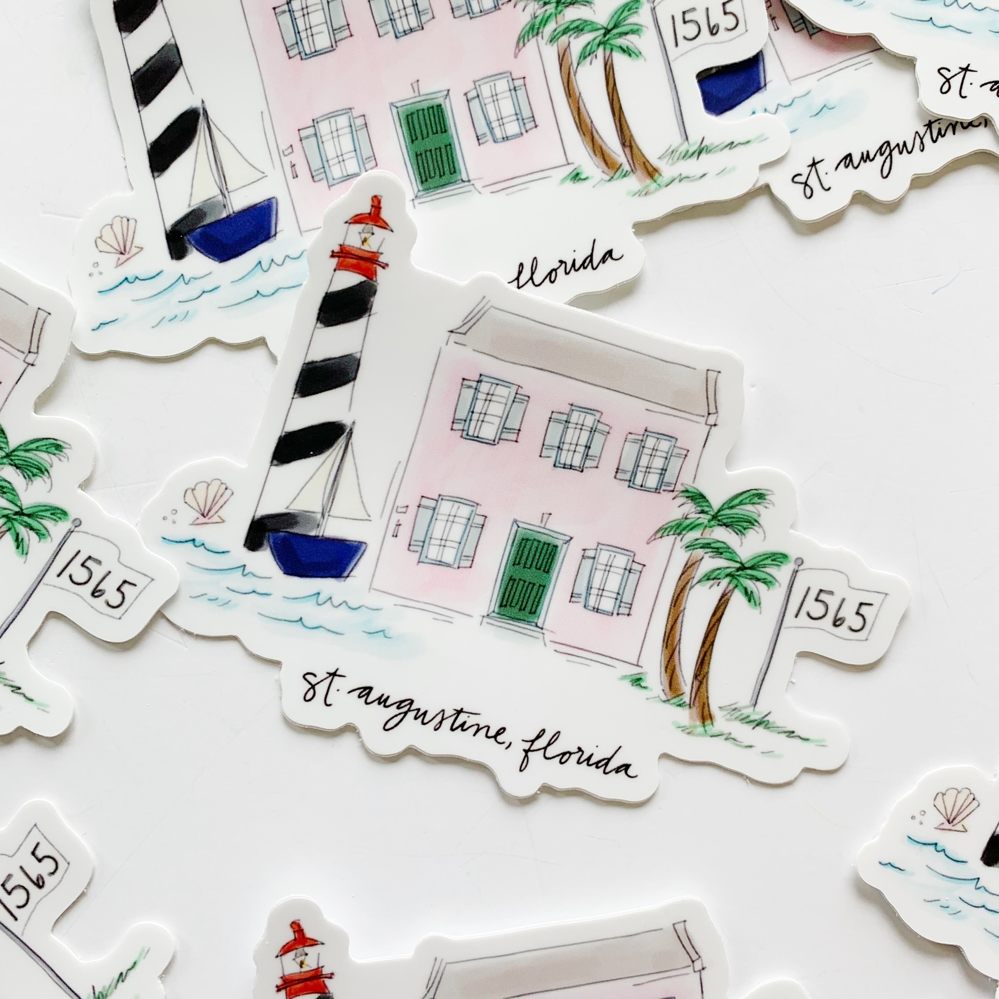 St. Augustine Skyline Sticker - Declaration & Co.