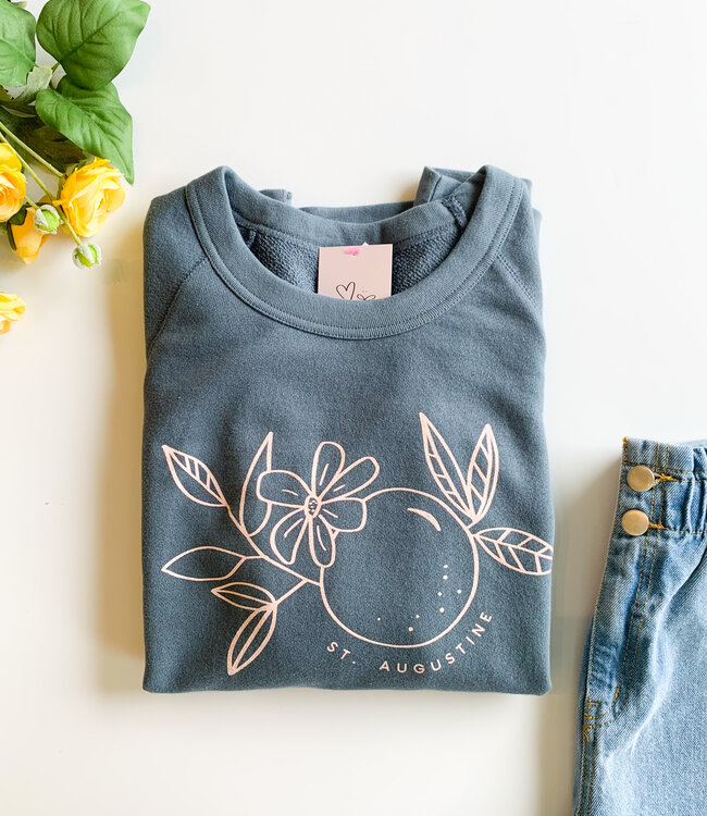 St. Augustine Orange Blossom Pullover - Declaration & Co.