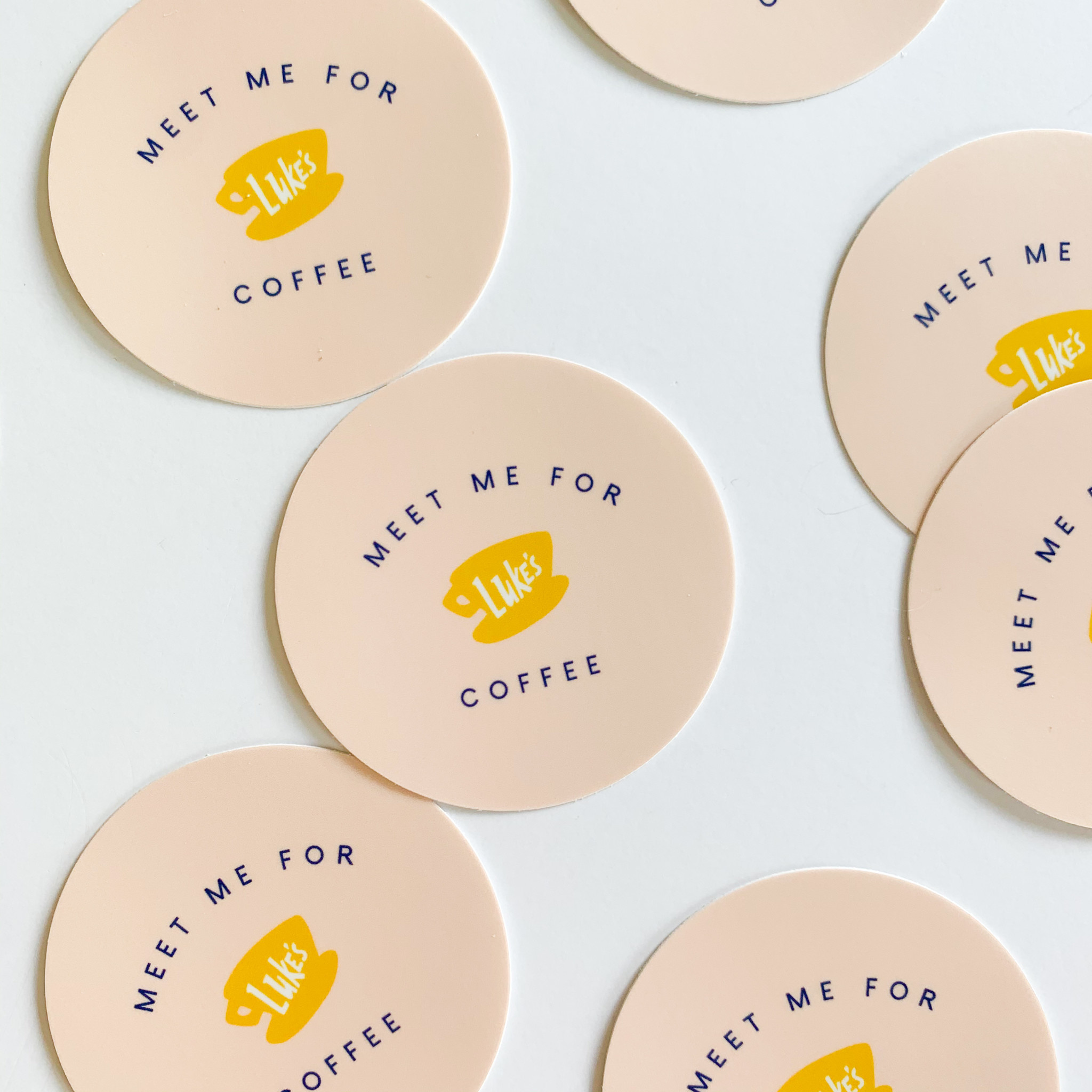 Meet me for Luke's Sticker - Declaration & Co.