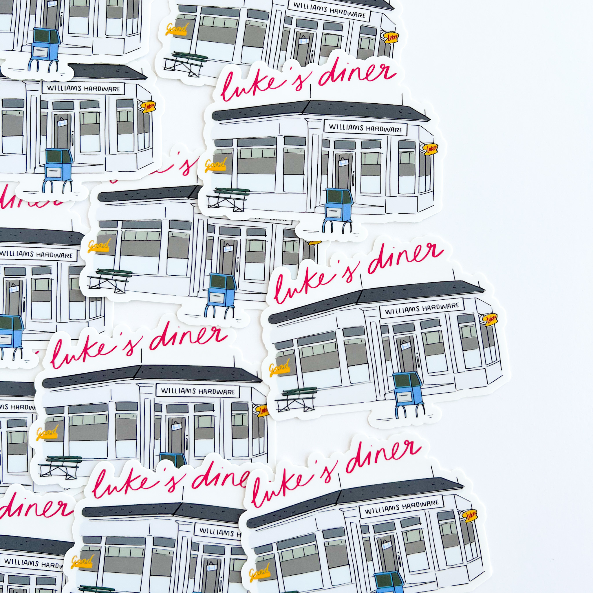 Luke's Diner Sticker - Declaration & Co.