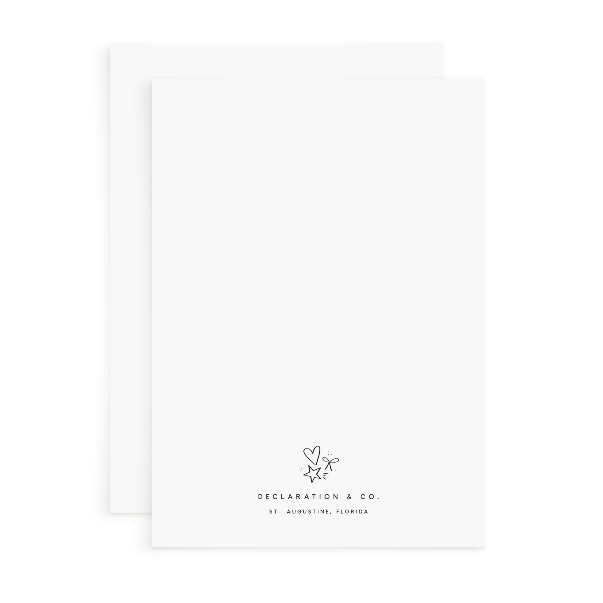 Baby Card - FL Alphabet - Declaration & Co.