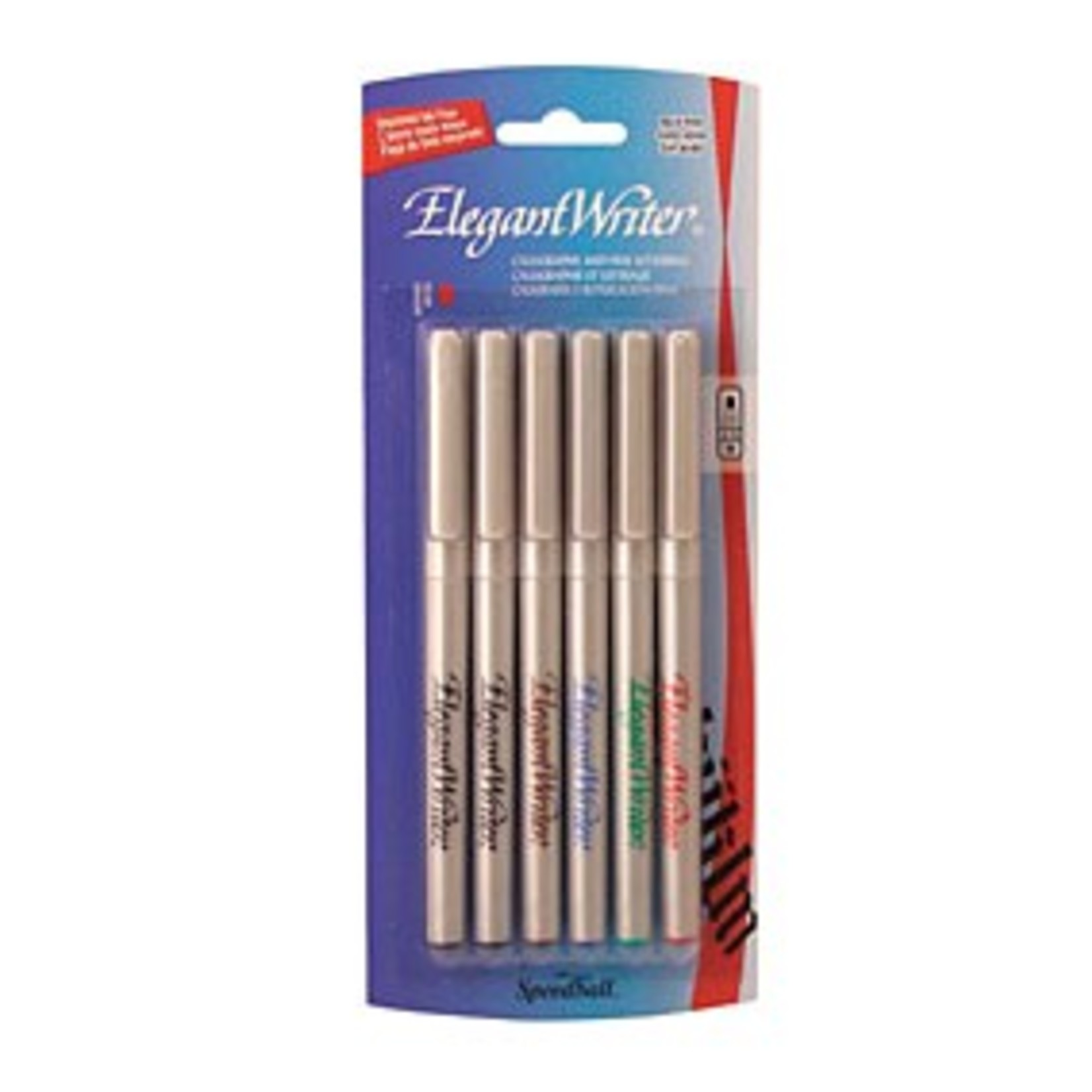 SPEEDBALL ELEGANT WRITER CALLIGRAPHY PEN SET/6 ASSORTED COLOURS - The ...