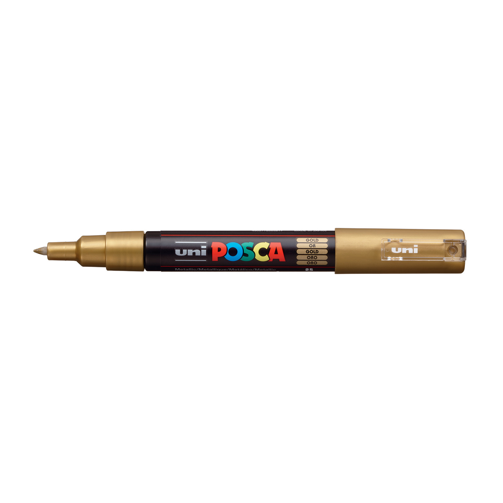 UNI POSCA MARKER PC-1M ULTRA FINE GOLD - The Gilded Rabbit