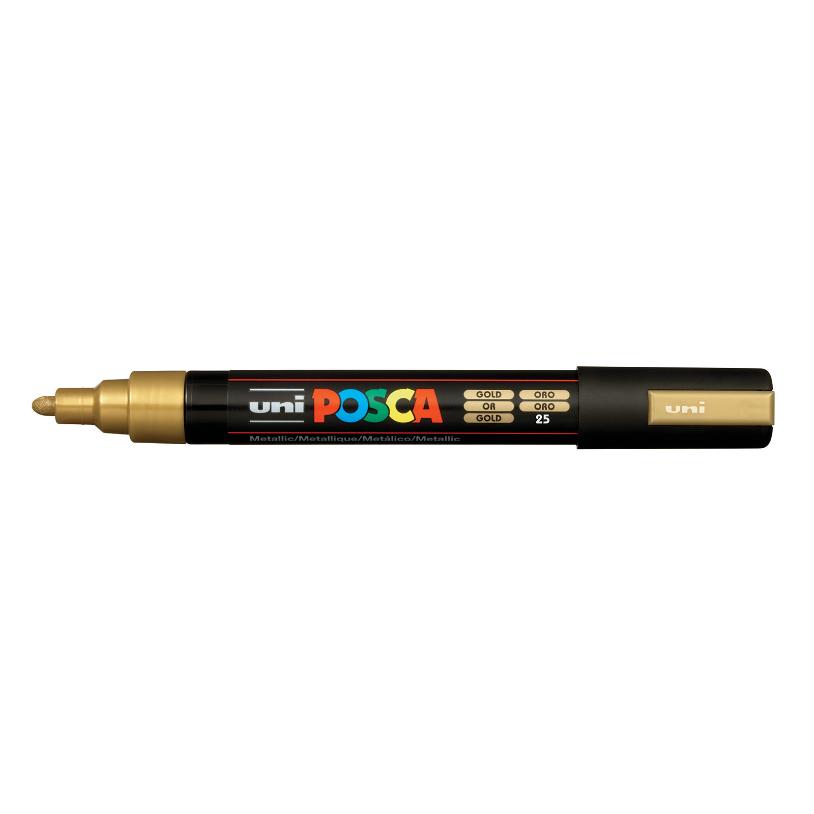 UNI POSCA MARKER PC-5M MEDIUM GOLD - The Gilded Rabbit