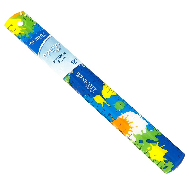 WESTCOTT SPLAT! METRIC RULER 30CM - The Gilded Rabbit