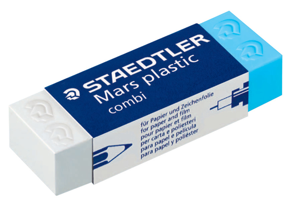 STAEDTLER RASOPLAST ERASER SMALL COMBI - The Gilded Rabbit