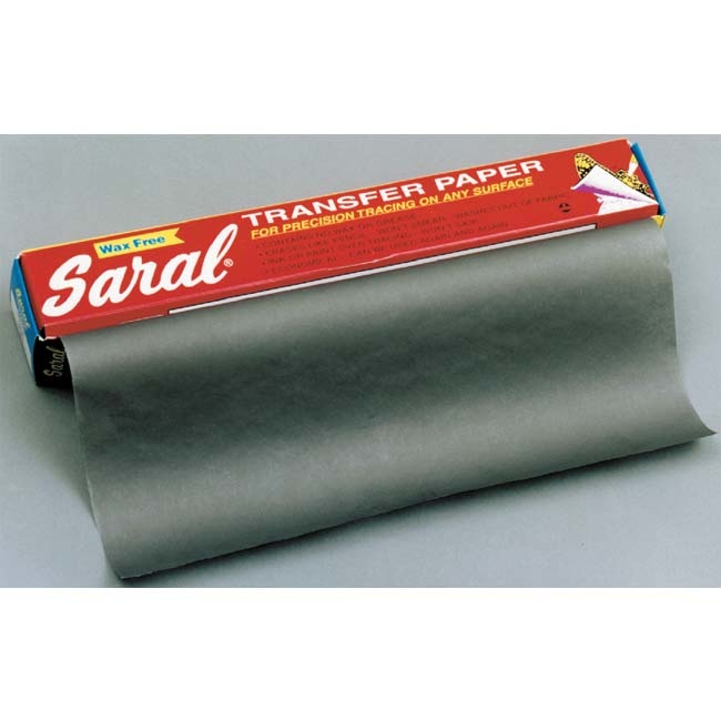 SARAL TRANSFER PAPER 12''X12FT GRAPHITE - The Gilded Rabbit