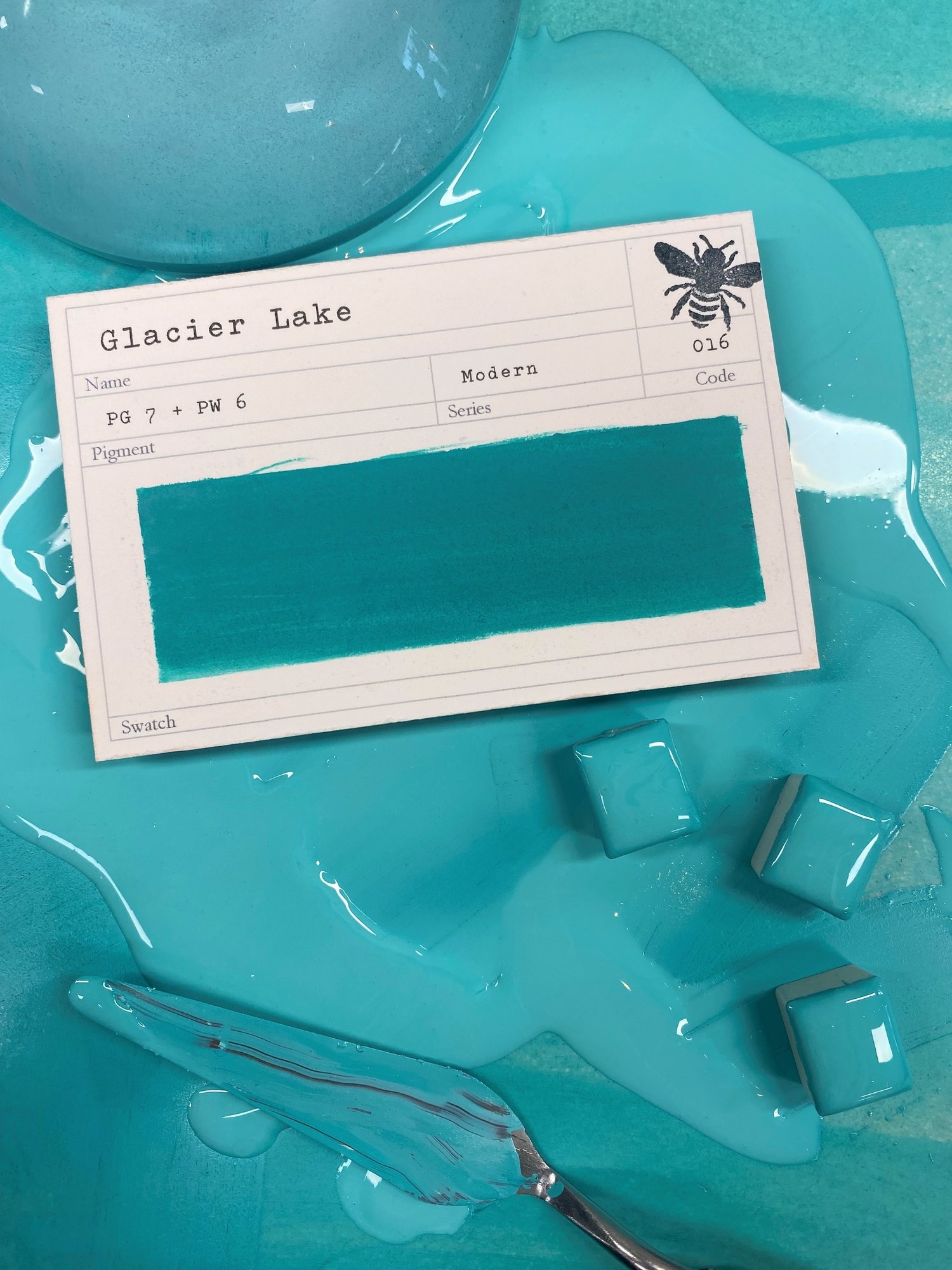 STONEGROUND GOUACHE HALF PAN GLACIER LAKE - The Gilded Rabbit