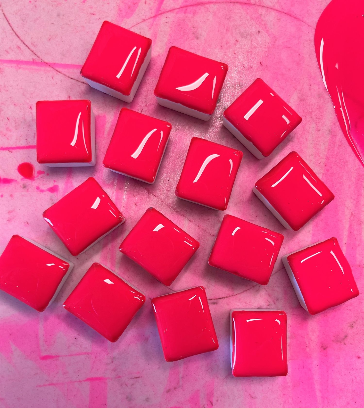 STONEGROUND GOUACHE HALF PAN HELIUM PINK - The Gilded Rabbit