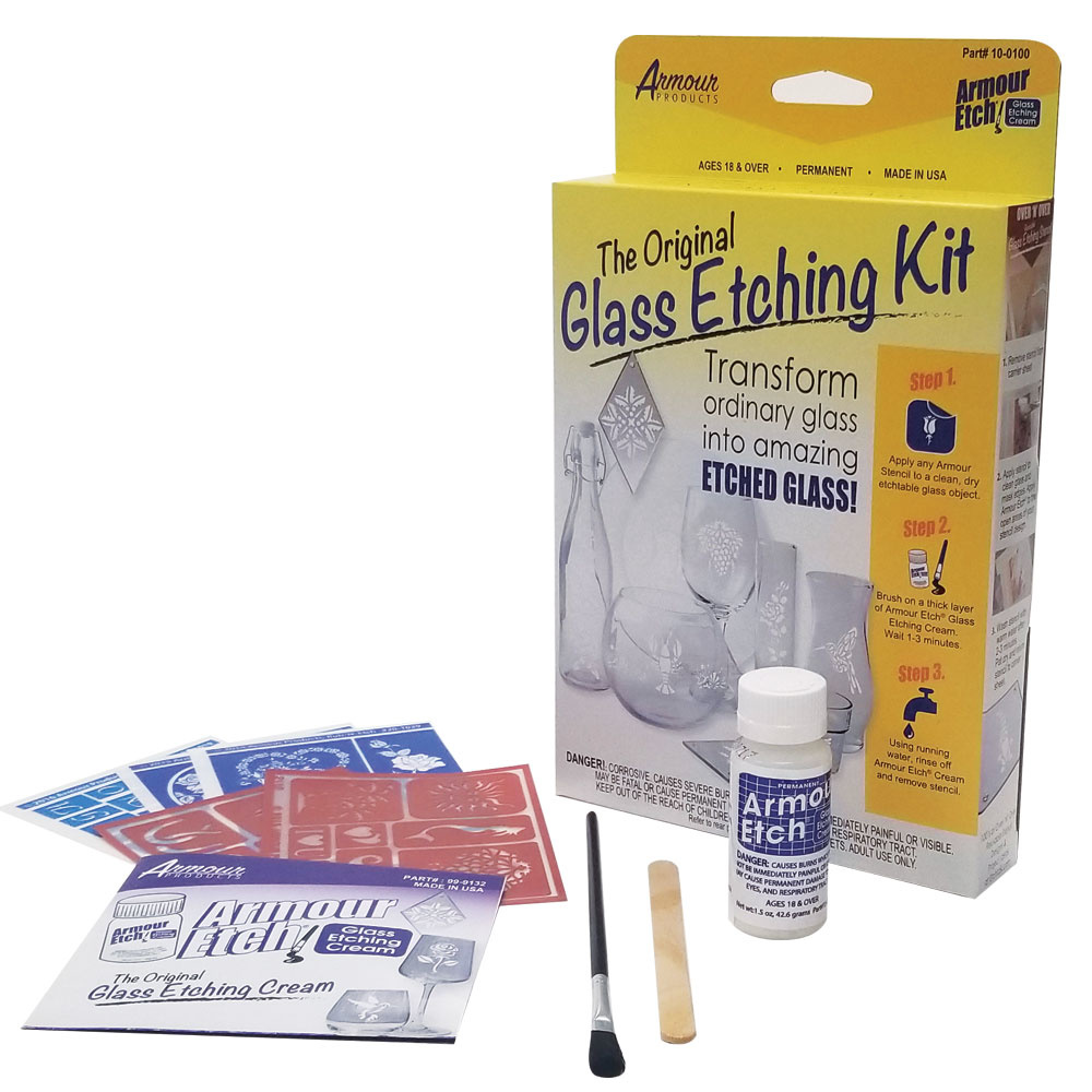 ARMOUR ETCH GLASS ETCHING STARTER KIT - The Gilded Rabbit