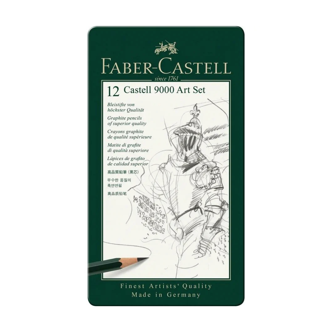 FABER CASTELL 9000 PENCIL ART SET/12 - The Gilded Rabbit