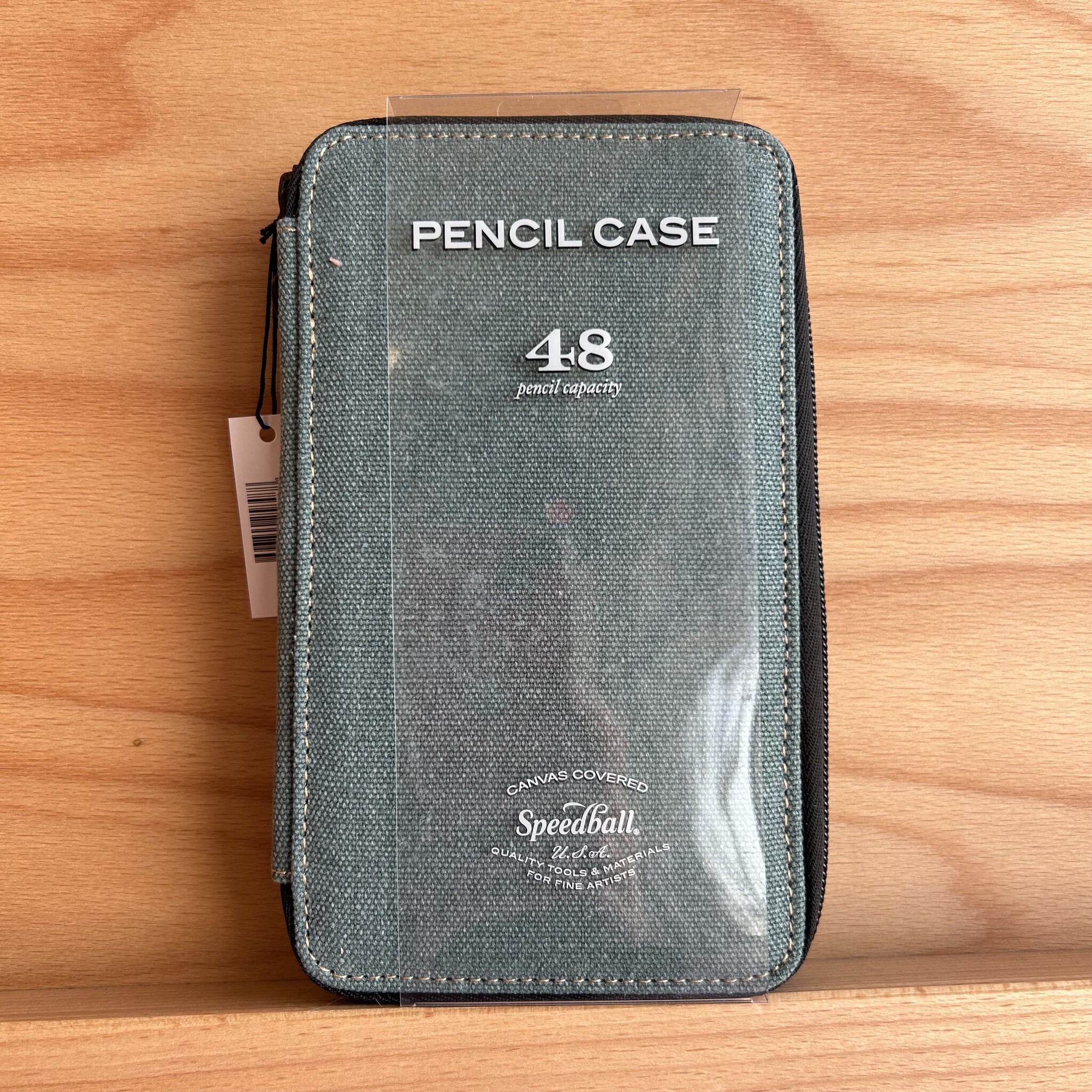 SPEEDBALL CANVAS PENCIL CASE/48 STEEL BLUE - The Gilded Rabbit