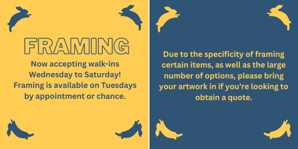 Custom Framing - The Gilded Rabbit