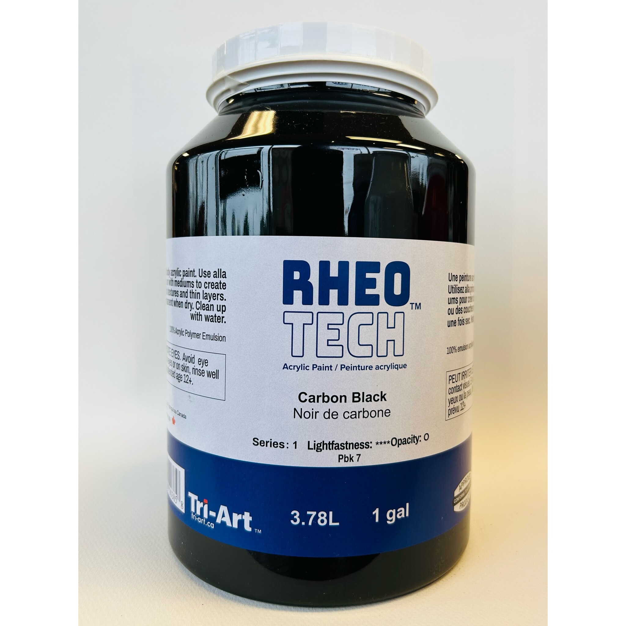 TRI-ART ACRYLIC RHEOTECH 3.78L CARBON BLACK - The Gilded Rabbit
