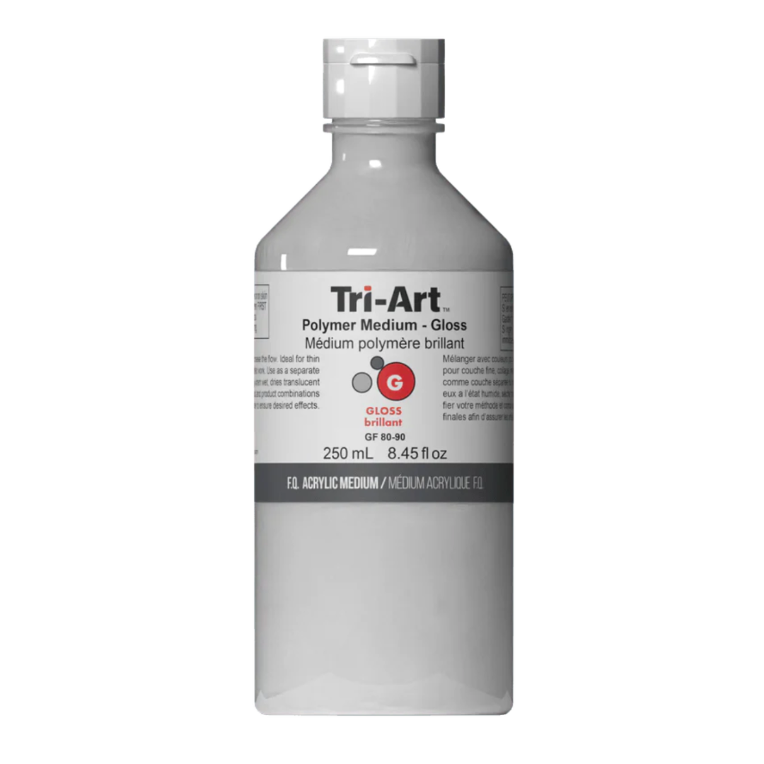 TRI-ART ACRYLIC MEDIUM POLYMER GLOSS 250ML - The Gilded Rabbit