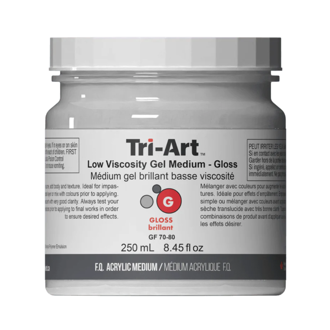 TRI-ART ACRYLIC MEDIUM LOW VISCOSITY GEL 250ML - The Gilded Rabbit