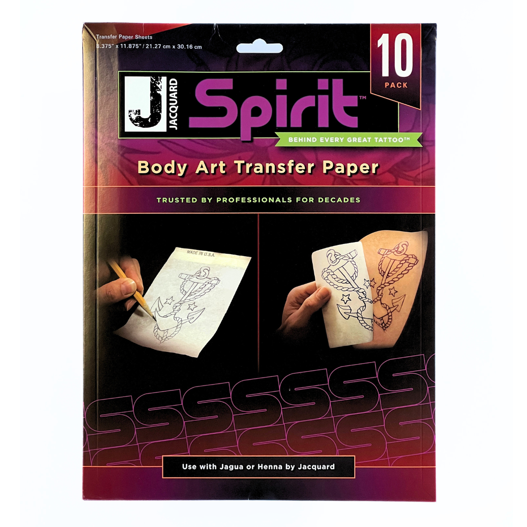 SPIRIT BODY ART TRANSFER PAPER 10/SHT - The Gilded Rabbit
