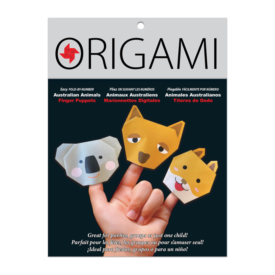 YASUTOMO ORIGAMI PAPER 5 7/8" FINGER PUPPETS AUSTRALIAN ANIMALS - The ...