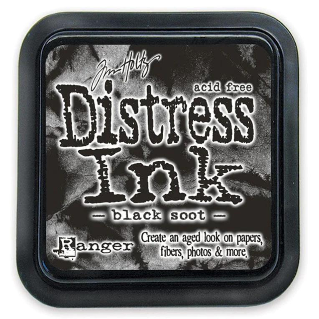 RANGER DISTRESS INK PAD BLACK SOOT - The Gilded Rabbit