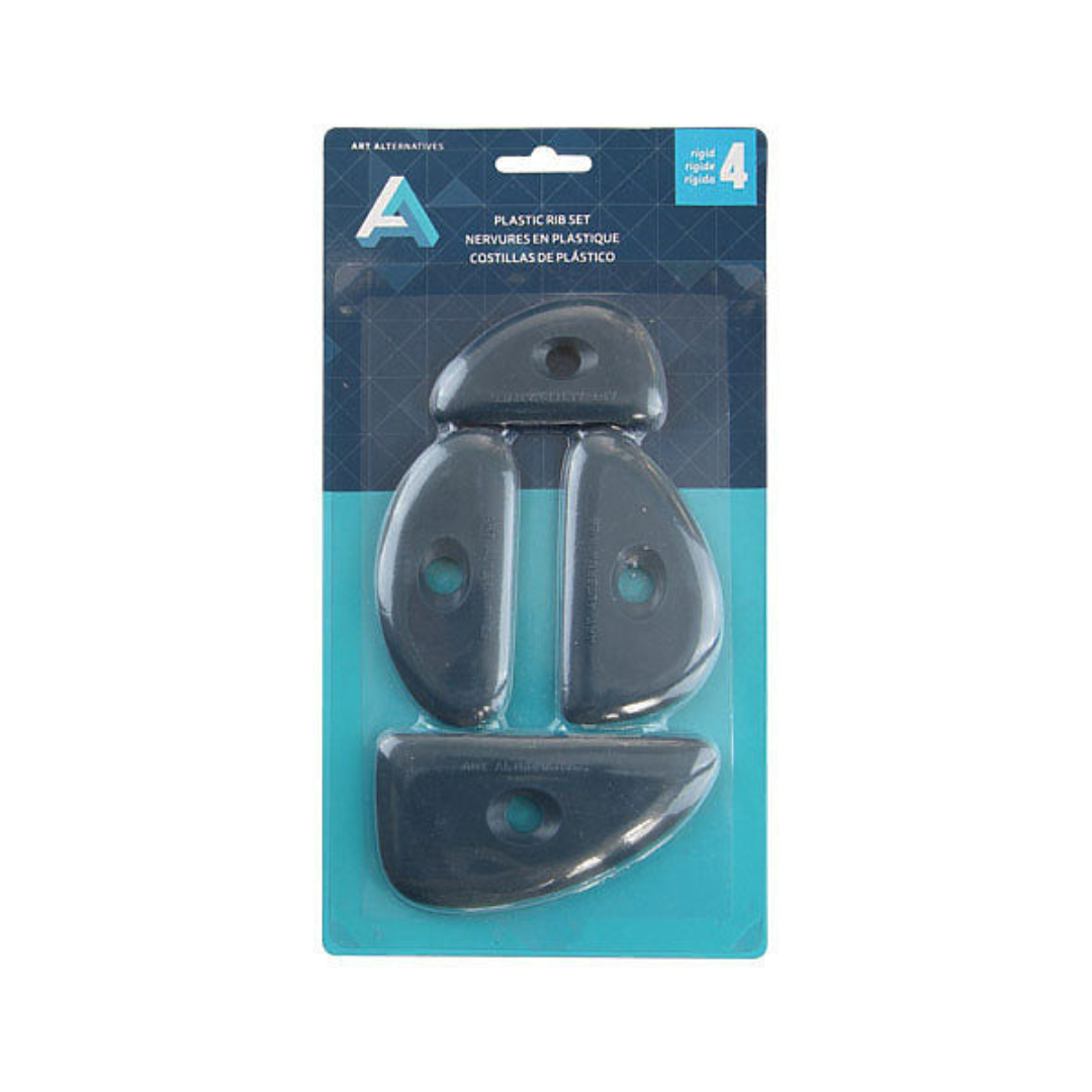 ART ALTERNATIVES PLASTIC RIB SET RIGID 4/PC - The Gilded Rabbit