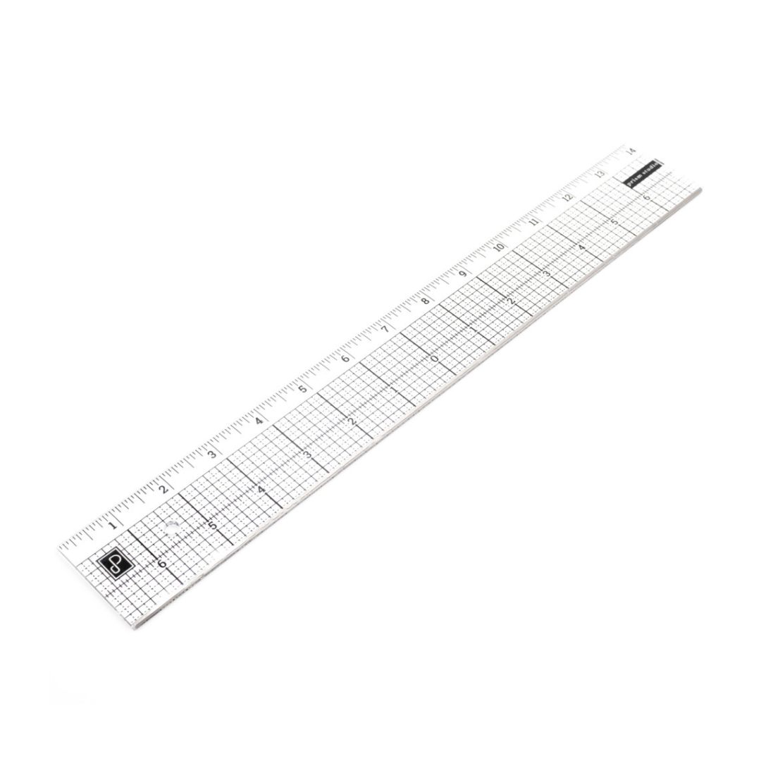 PRISM ZERO CENTRE DESIGN RULER 14" - The Gilded Rabbit