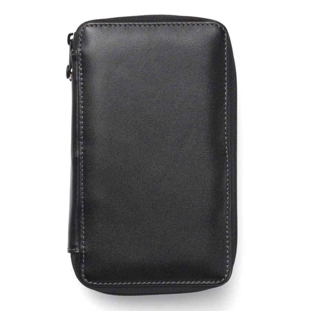 SPEEDBALL GENUINE LEATHER PENCIL CASE/48 BLACK - The Gilded Rabbit
