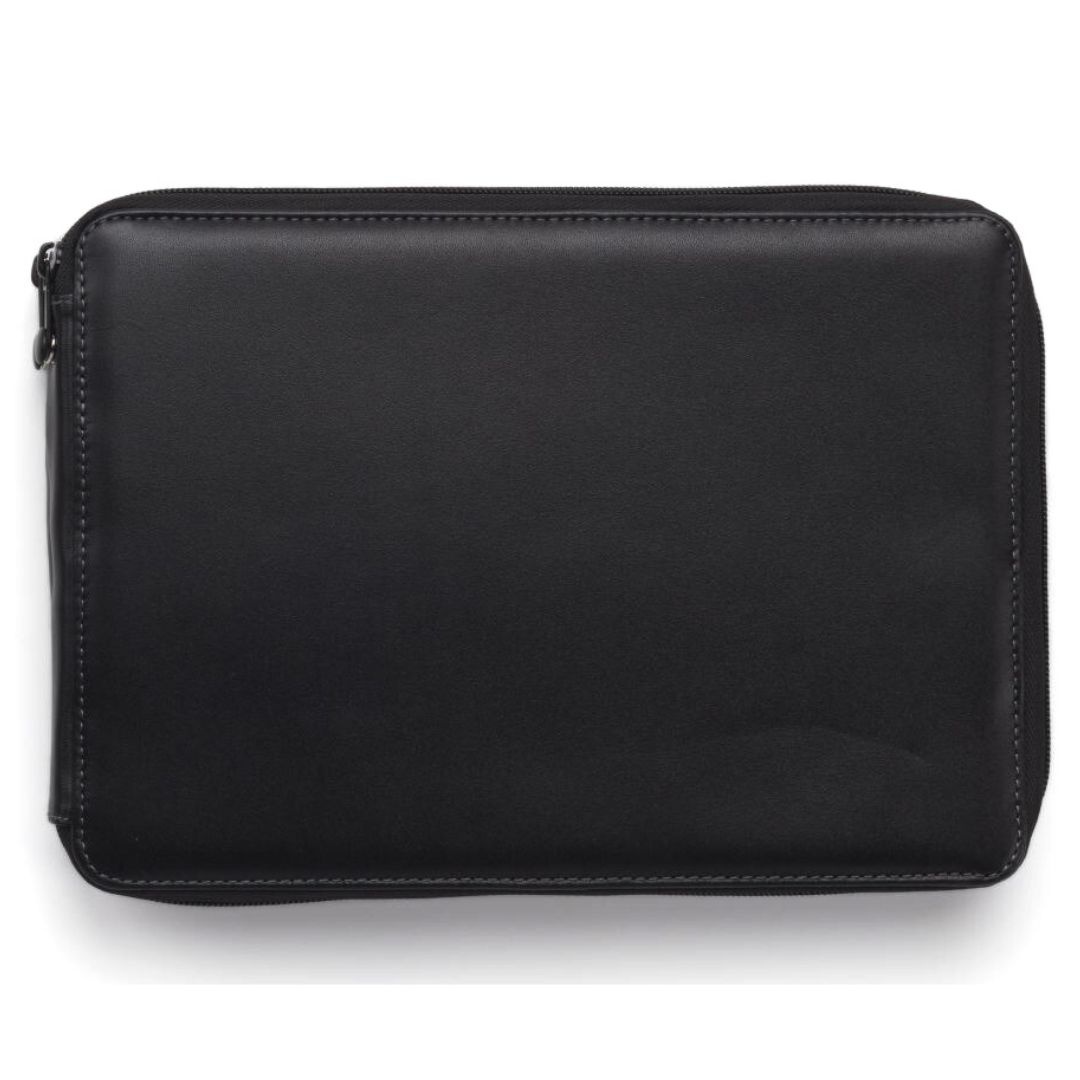SPEEDBALL GENUINE LEATHER PENCIL CASE/120 BLACK - The Gilded Rabbit