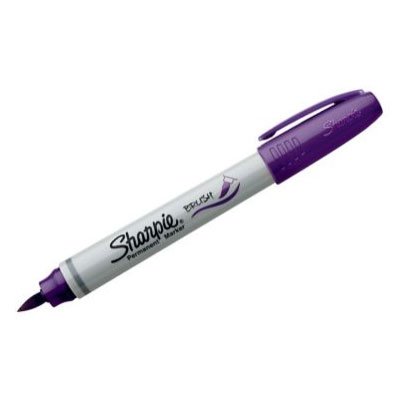 SHARPIE BRUSH TIP PURPLE - The Gilded Rabbit