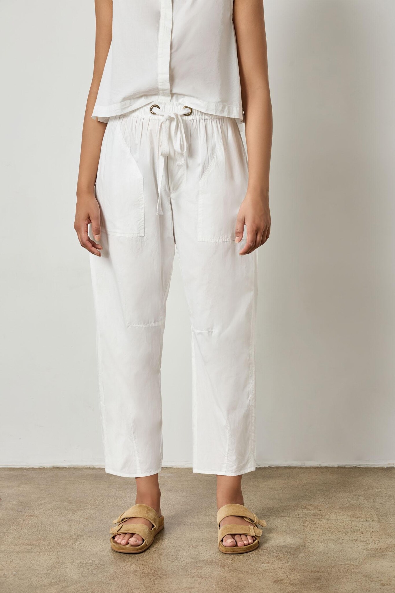 Everyday Poplin Pant - Coastal Bliss