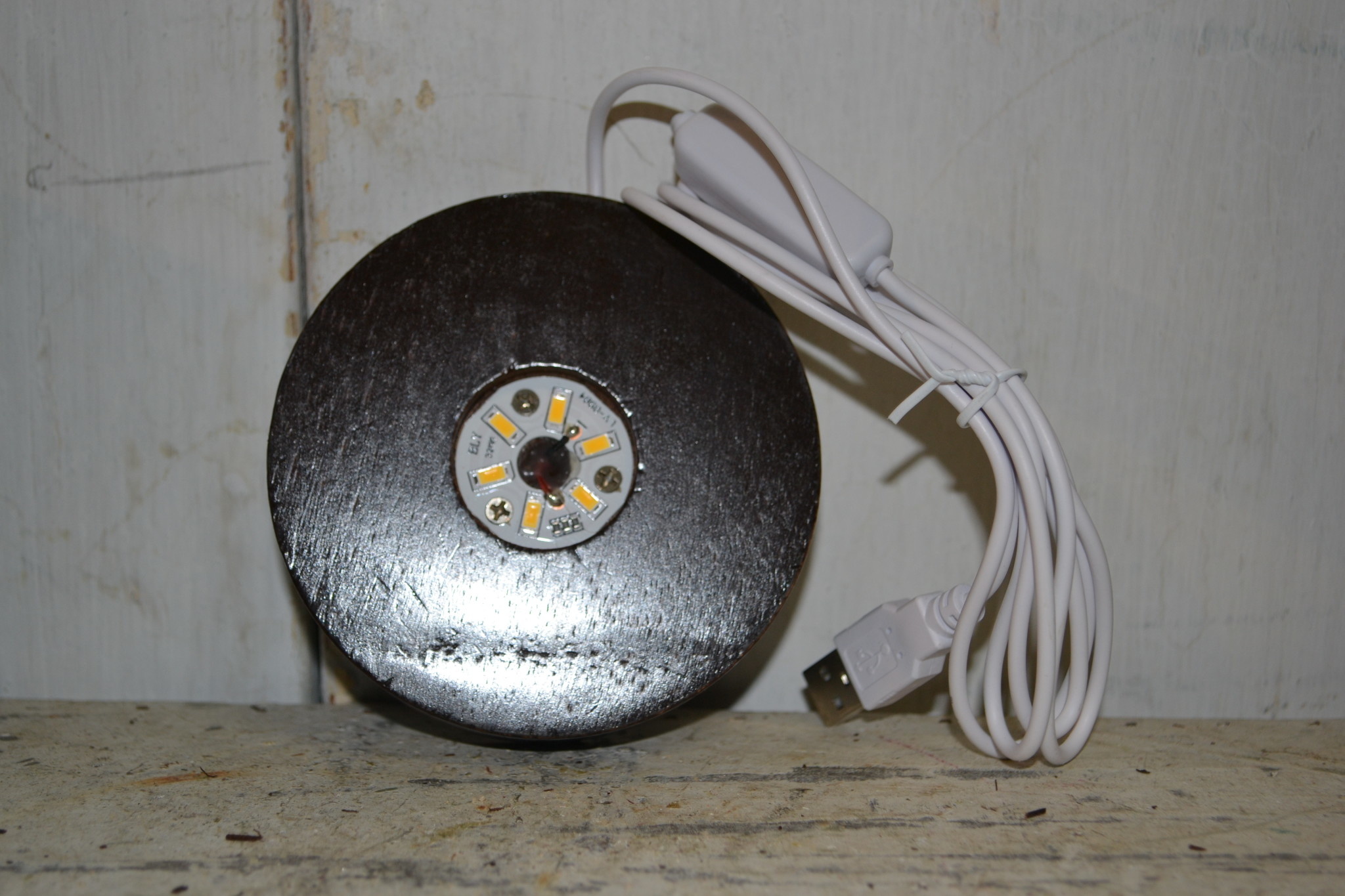 Dark Brown Wooden Electric Light Base | Shop Lifetime Candle Lights ...