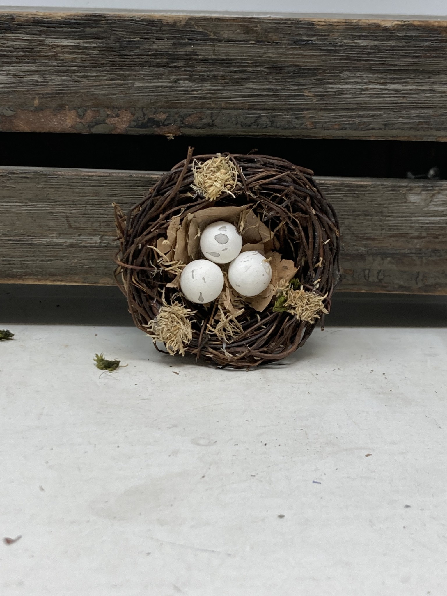 Miniature Nest With Eggs | Shop Artificial Nests | FAST SHIPPING - The ...