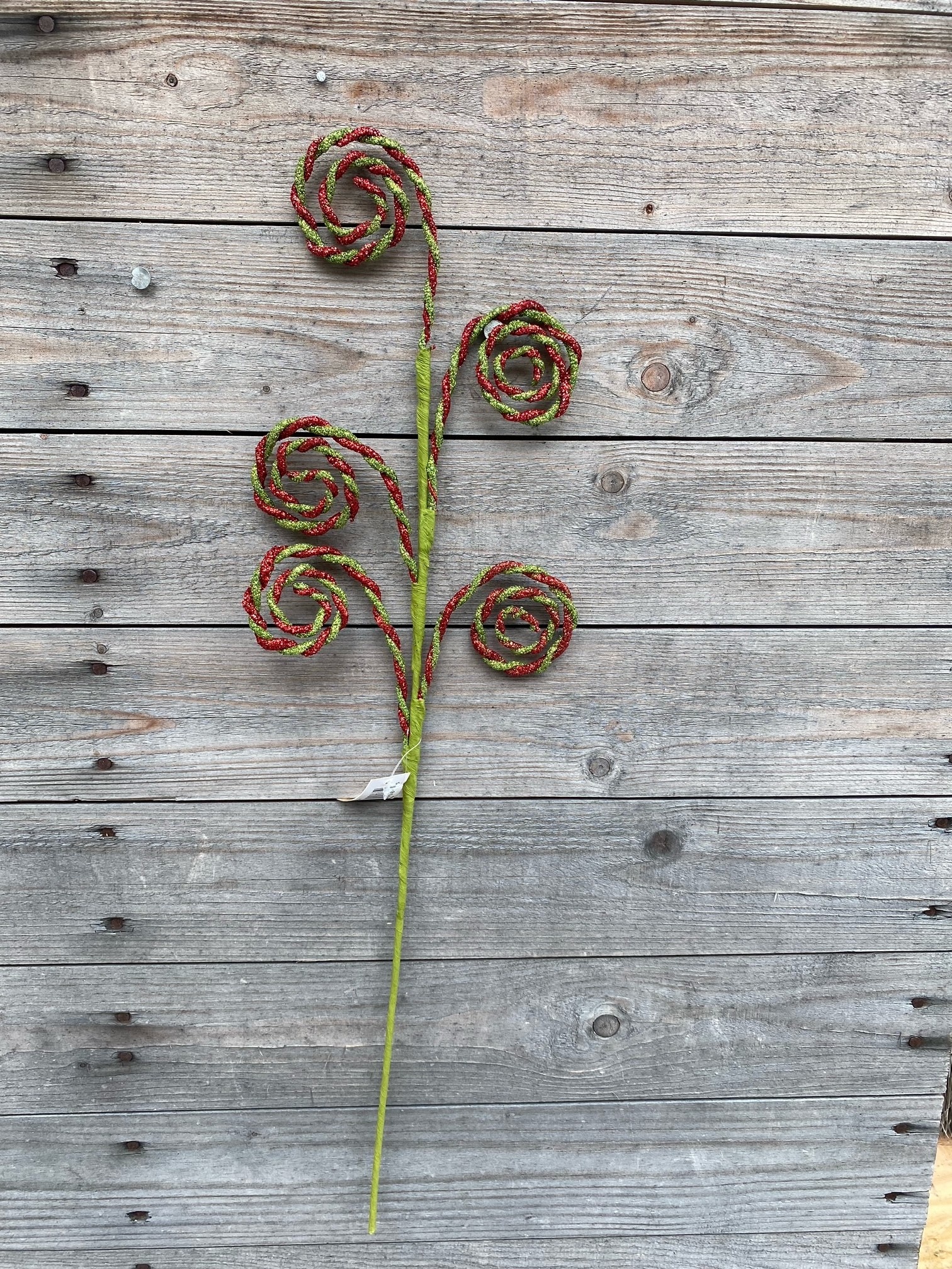 Sparkle Swirl Spray | High Quality Artificial Christmas Stems - The ...
