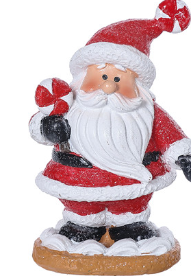 Small Glitter Resin Santa | Holiday Decor | Whimsical Christmas - The ...