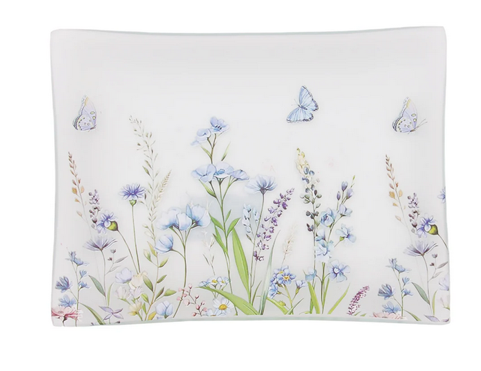 Rectangle Lavender Plate I Spring Home Decor I Shop Now - The Last Straw