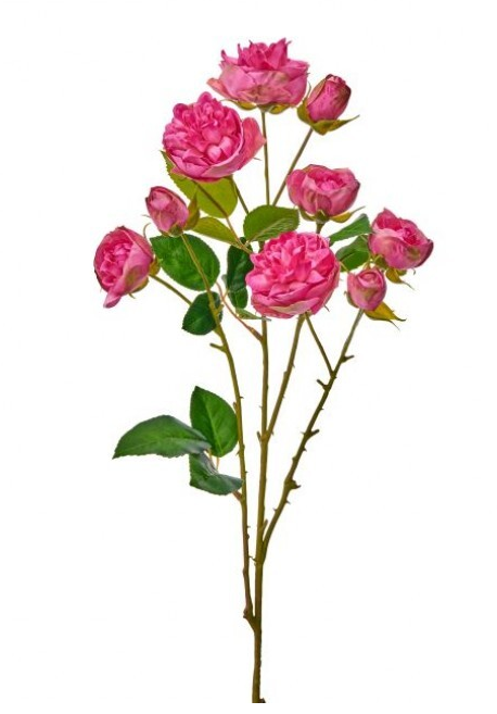 25" Summer Garden Ramblin Rose Stem | Shop Artificial Roses Here - The ...