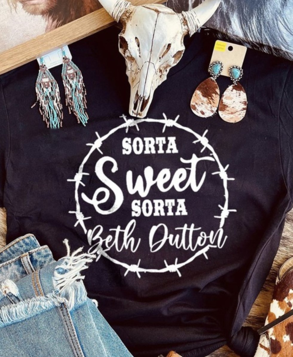 Beth Dutton Graphic Tee - LA Trends Addict