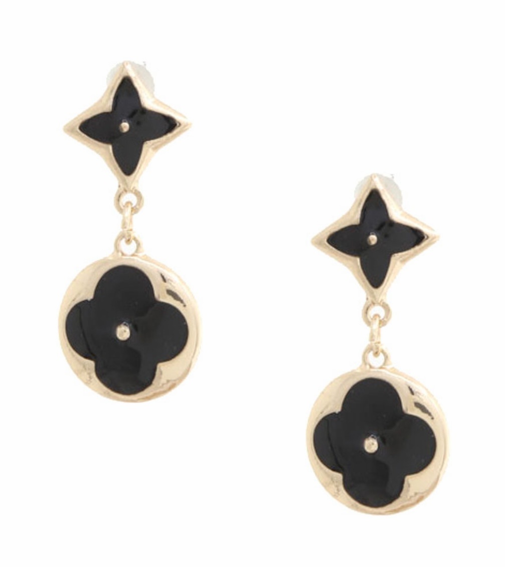 Designer look drop earrings - LA Trends Addict
