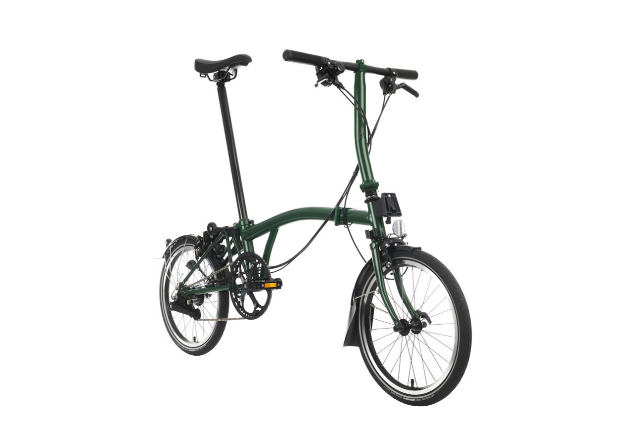 Brompton C Line Explore Low Handlebar - Racing Green - J.C. Lind Bike Co.