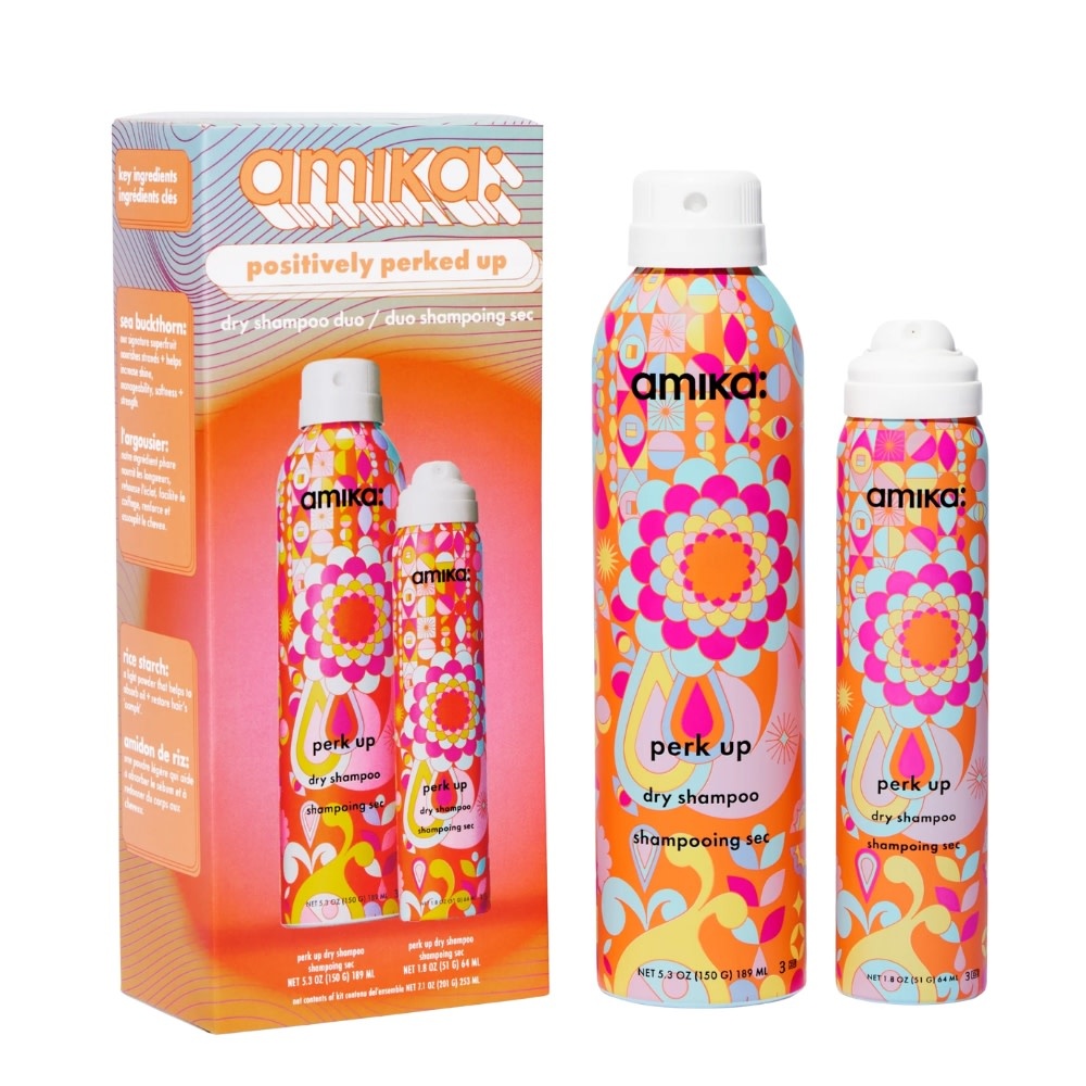 amika: - Duo shampoing sec Positively Perked Up - Coifferie.com