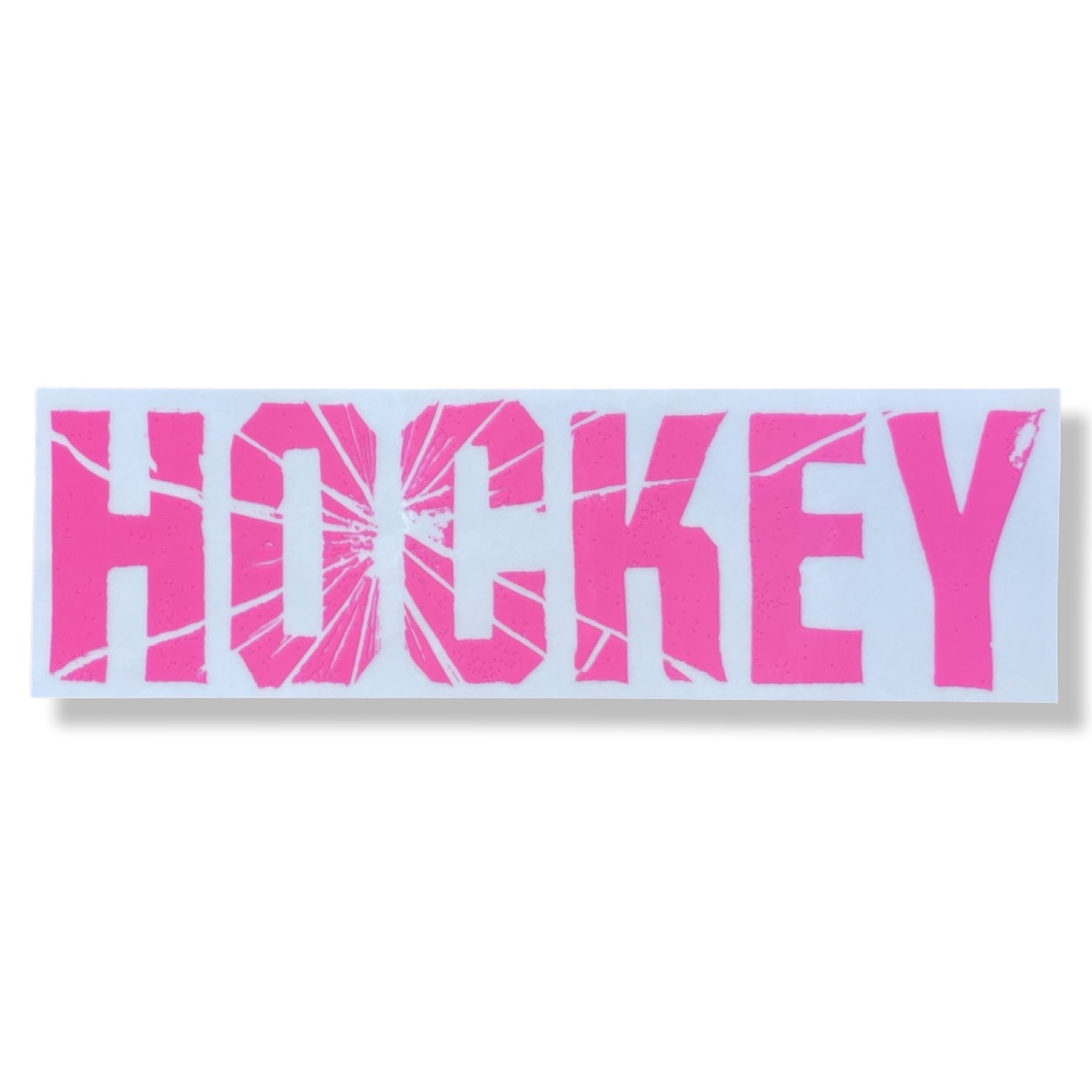 Hockey Sticker 2023 Horizontal Shattered Pink - Stix SGV