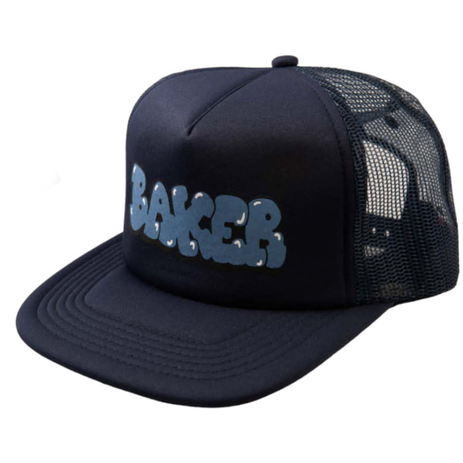 Baker Hat Bubble Mesh Snapback (Navy) - Stix SGV