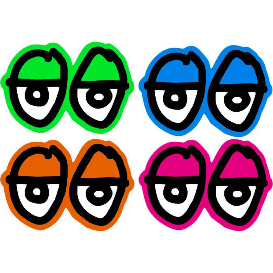 Krooked Sticker Eyes Die Cut Assorted (Medium) - Stix SGV