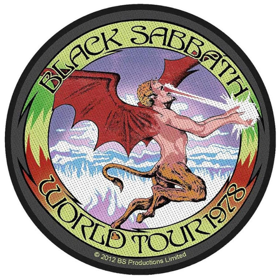 On Hollywood Patch Black Sabbath World Tour 78 - Stix SGV