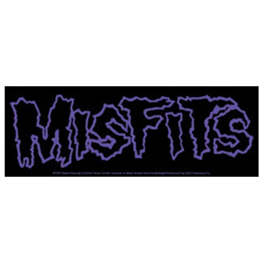 On Hollywood Sticker Misfits Blue Logo - Stix SGV