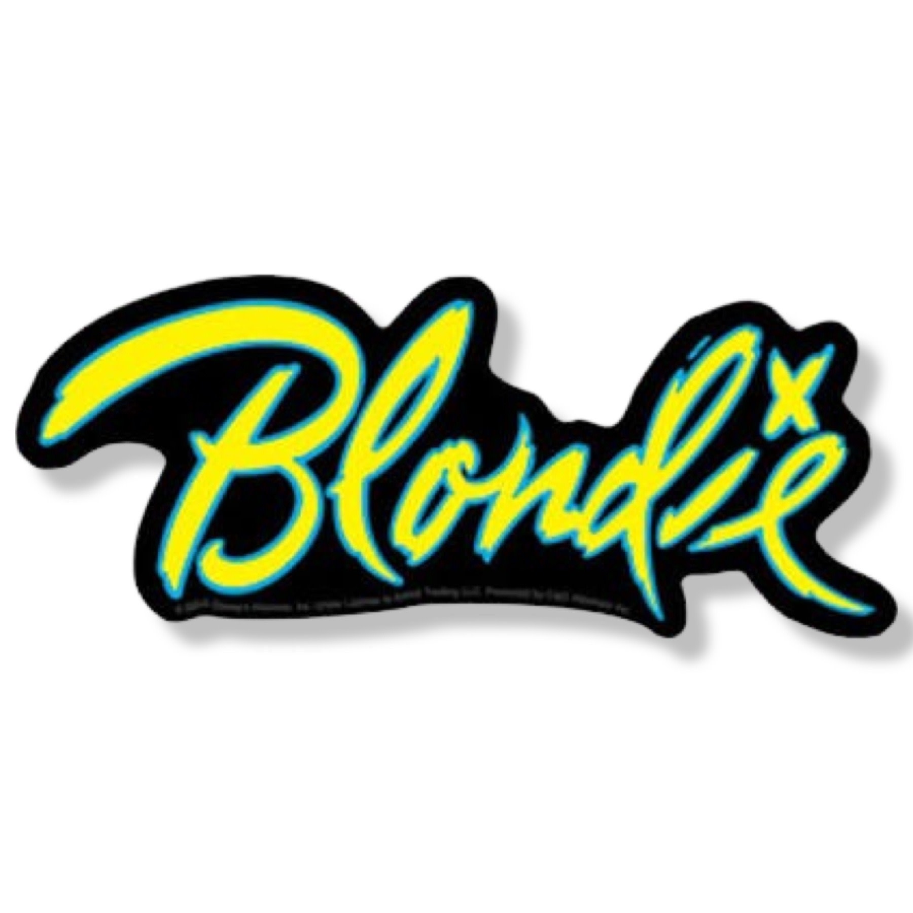 On Hollywood Sticker Blondie Logo - Stix SGV
