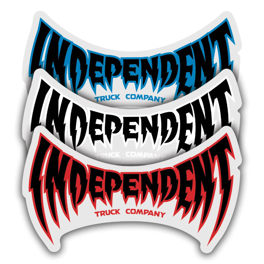 Independent Sticker Voltage Span Clear Mylar Assorted (6 Inches) - Stix SGV